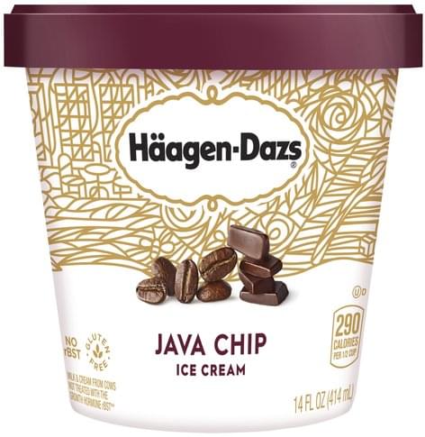 Haagen Dazs Java Chip Ice Cream - 14 oz, Nutrition Information | Innit