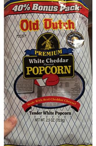 Old Dutch White Cheddar Popcorn - 30 g, Nutrition Information | Innit