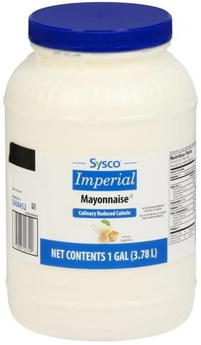 Sysco Mayonnaise - 1 gl, Nutrition Information | Innit