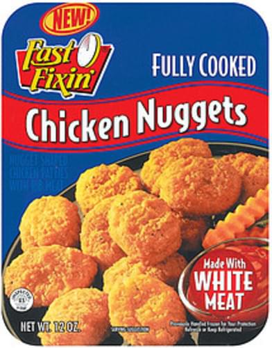 Fast Fixin' Chicken Nuggets - 12 oz, Nutrition Information | Innit