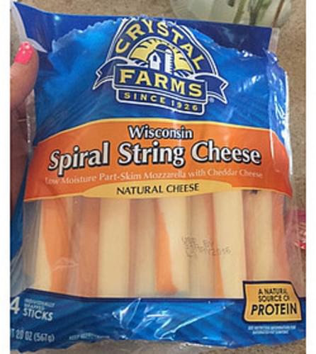 Nutrition Information Crystal Farms String Cheese | Besto Blog