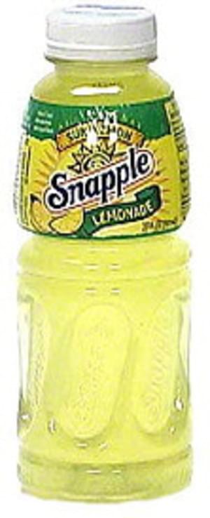 Snapple Sun Lemon Lemonade - 20 oz, Nutrition Information | Innit