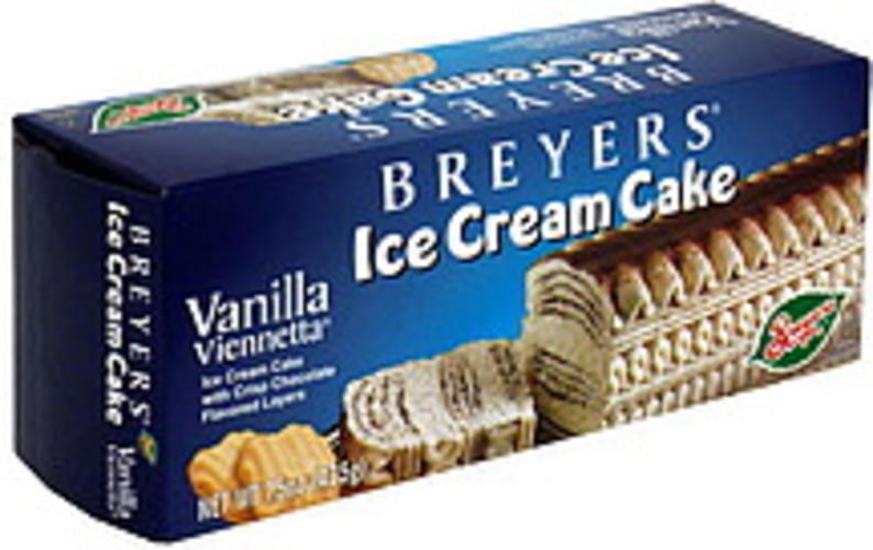 Breyers Vanilla Ice Cream Cake - 15 oz, Nutrition Information | Innit Breyers Vanilla Ice Cream Cake - 15 oz, Nutrition Information | Innit