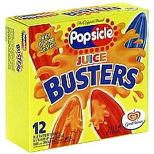 Popsicle Juice Buster Fruit Pops - 12 ea, Nutrition Information | Innit