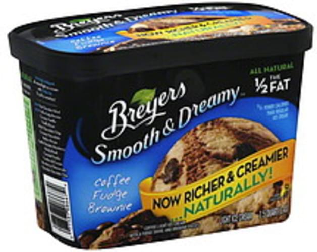 Breyers Light, Coffee Fudge Brownie Ice Cream - 1.5 QT, Nutrition ... Breyers Light, Coffee Fudge Brownie Ice Cream - 1.5 QT, Nutrition ...