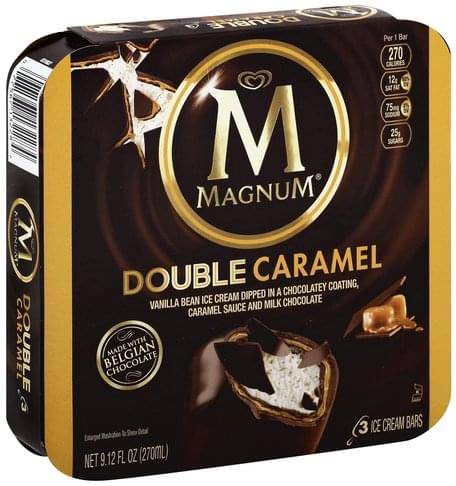 Magnum Double Caramel Ice Cream Bars - 3 ea, Nutrition Information | Innit