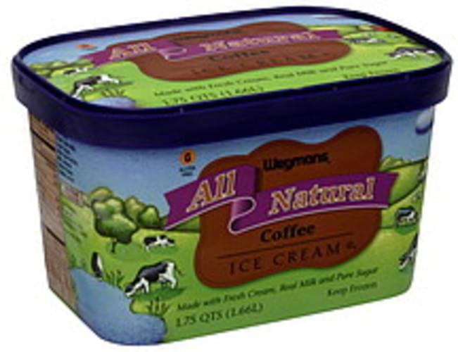 Wegmans Coffee Ice Cream 1 75 Qt Nutrition Information Innit