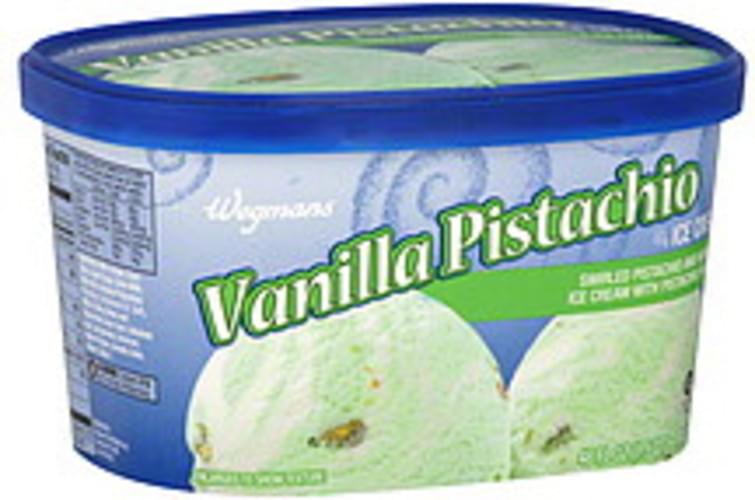 Wegmans Vanilla Pistachio Ice Cream 48 Oz Nutrition Information Innit