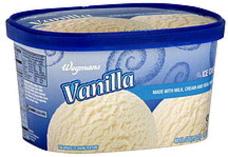 Wegmans Vanilla Ice Cream 48 Oz Nutrition Information Innit