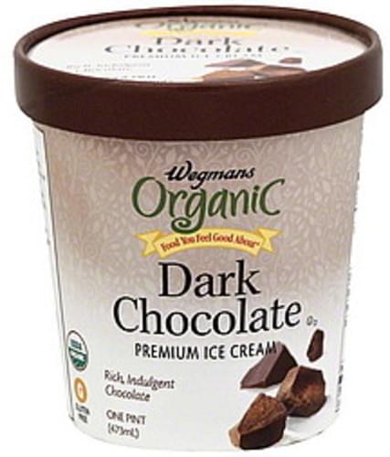Wegmans Premium Dark Chocolate Ice Cream 1 Pt Nutrition Information