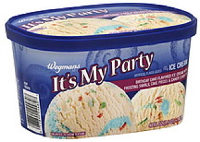 Wegmans Its My Party Ice Cream 48 Oz Nutrition Information Innit