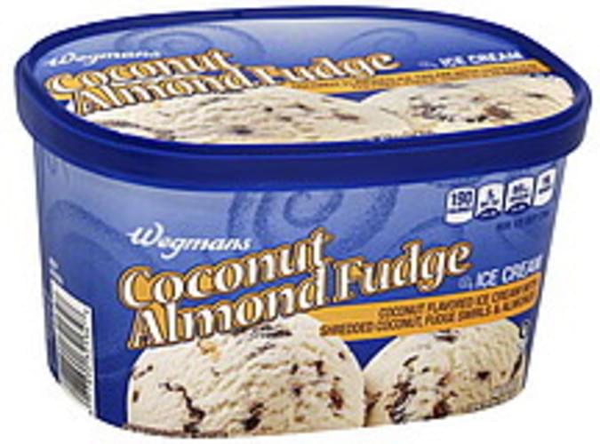 Wegmans Coconut Almond Fudge Ice Cream 48 Oz Nutrition Information