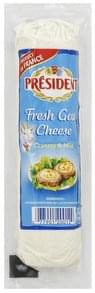 President Fresh Goat Cheese - 11 oz, Nutrition Information | Innit