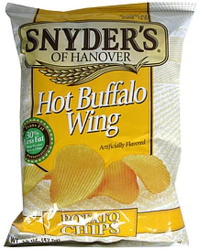 Snyders Hot Buffalo Wing Potato Chips - 1.5 oz, Nutrition Information ...