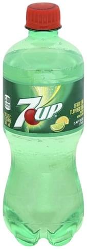 7 Up Lemon Lime Flavored Soda - 20 oz, Nutrition Information | Innit