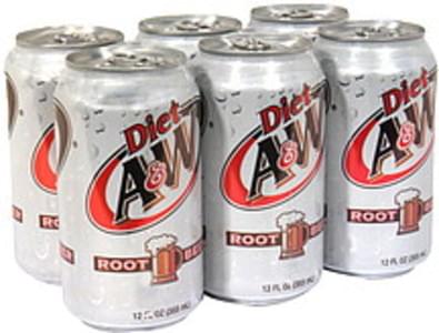 A&w Diet Root Beer - 6 ea, Nutrition Information | Innit