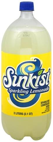 Sunkist Sparkling Lemonade Soda - 2 l, Nutrition Information | Innit