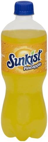 Sunkist Pineapple Soda - 20 oz, Nutrition Information | Innit