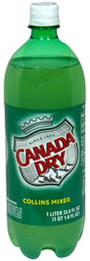 Canada Dry Collins Mixer - 33.8 oz, Nutrition Information | Innit