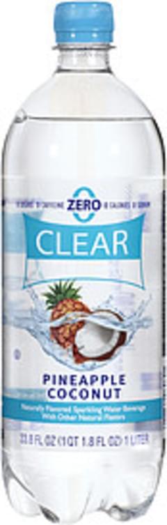 Clear American Pineapple Coconut Clear American Pineapple Coconut Sparkling Water, 33.8 fl oz ...