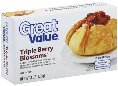 Great Value Triple Berry Blossoms - 8 oz, Nutrition Information | Innit