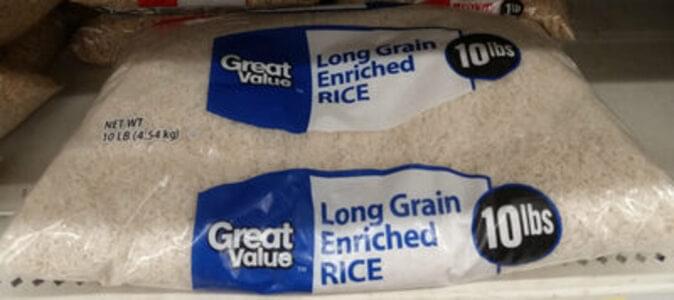 Great Value Long Grain Enriched Rice - 10 lb, Nutrition Information | Innit