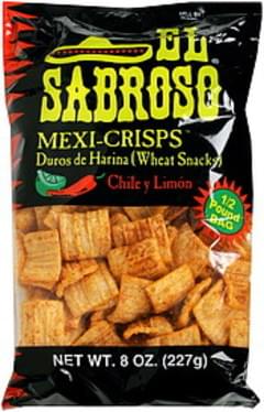 El Sabroso Wheat Snacks - 8 oz, Nutrition Information | Innit