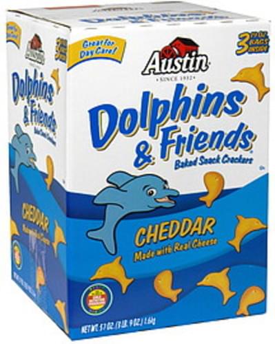 Austin Dolphins & Friends, Cheddar Baked Snack Crackers - 3 ea ...