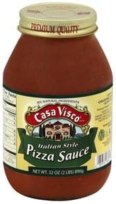 Casa Visco Italian Style Pizza Sauce - 32 oz, Nutrition Information | Innit
