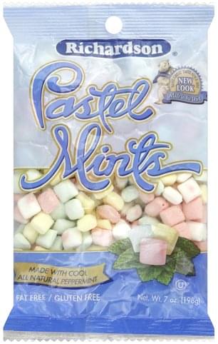 Richardson Pastel Mints - 7 oz, Nutrition Information | Innit