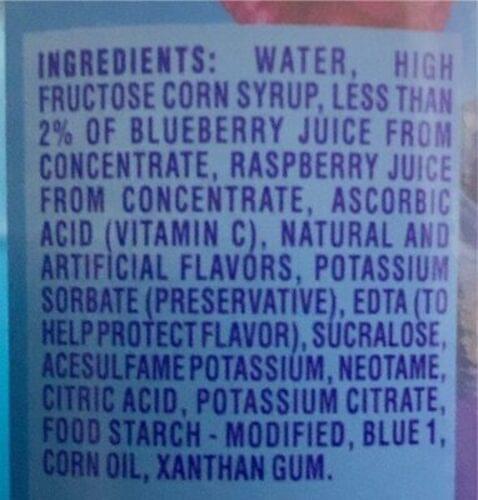 Tampico Blue Raspberry Punch 20 Oz Nutrition Information Innit