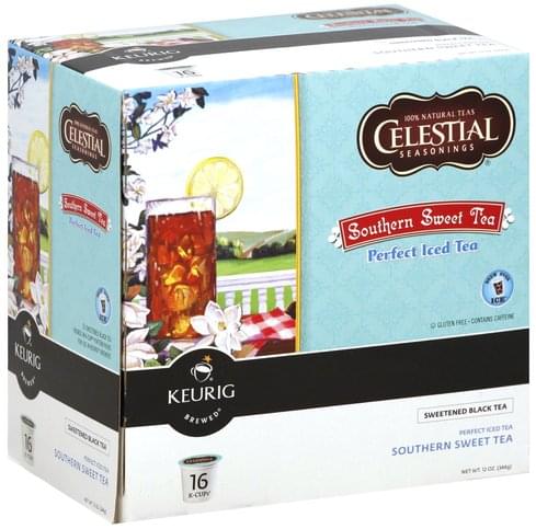Celestial Seasonings Perfect Iced Tea, Black, Southern Sweet K-Cups ...