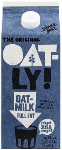 Oatly Full Fat Oat-Milk - 64 oz, Nutrition Information | Innit