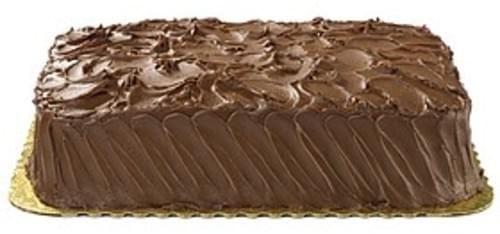 Wegmans Ultimate 0.25 Sheet Ultimate Chocolate Cake with Chocolate ...