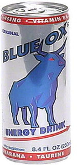 Blue Ox Energy Drink - 8.4 oz, Nutrition Information | Innit