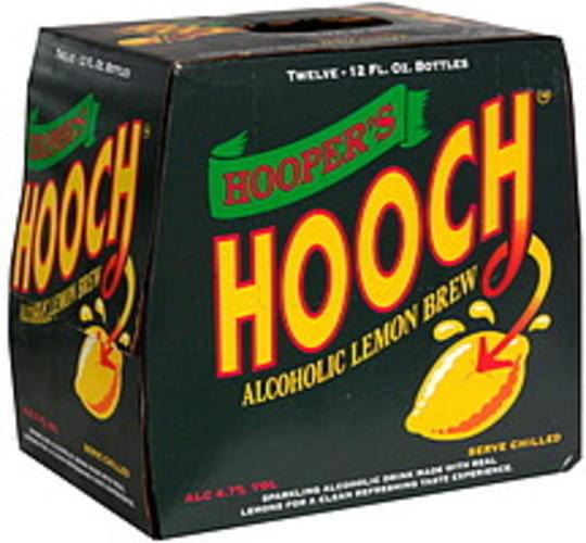 Hoopers Hooch Lemon Brew Malt Beverage - 12 ea, Nutrition Information ...