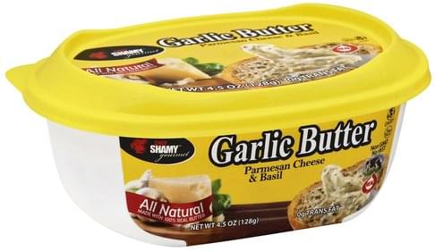 Chef Shamy Garlic, Parmesan Cheese & Basil Butter - 4.5 oz, Nutrition ...