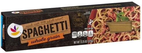 Giant Whole Grain, Spaghetti Pasta - 13.25 oz, Nutrition Information ...