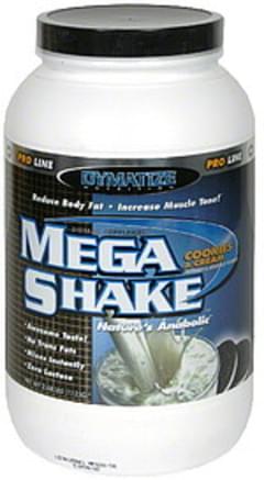 Dymatize Cookies & Cream Mega Shake - 2.48 lb, Nutrition Information ...