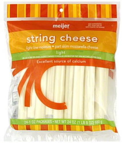Meijer Light String Cheese Nutrition Information | Besto Blog