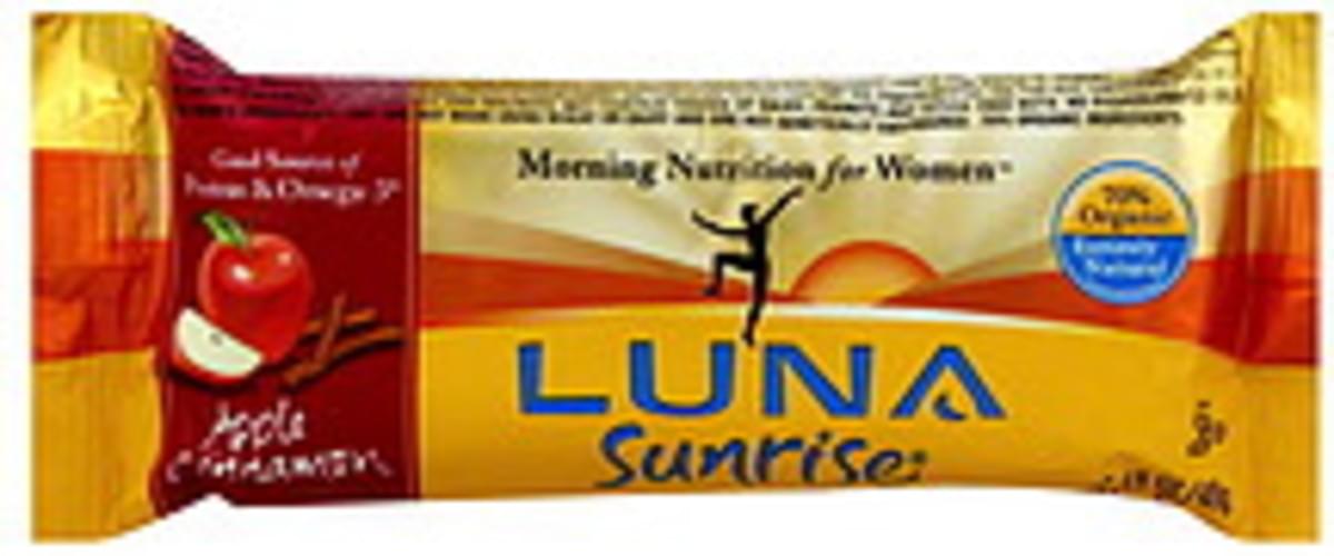 Luna Apple Cinnamon Nutrition Bar - 1.69 oz, Nutrition Information | Innit