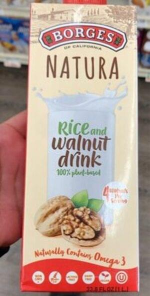 Borges Natura Borges of California Natura Rice and Walnut Drink - 0 ...