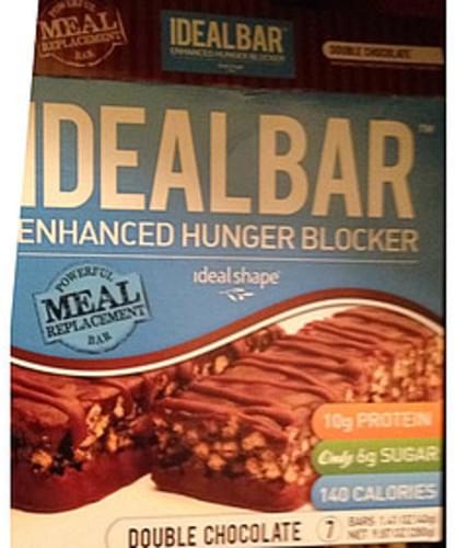 Ideal Bar Meal Replacement Bar Double Chocolate - 40 g, Nutrition ...
