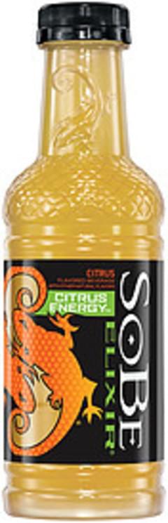 SoBe Elixir Citrus Energy Drink Juice - 240 oz, Nutrition Information ...