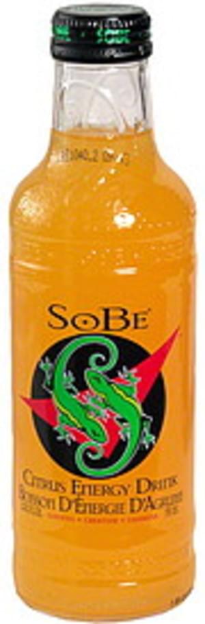 SoBe Citrus Energy Drink - 20.82 oz, Nutrition Information | Innit