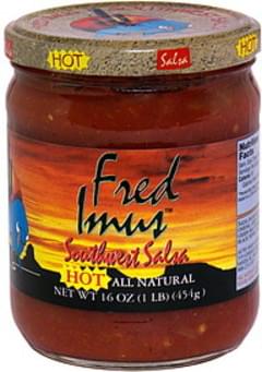 Fred Imus Hot Southwest Salsa - 16 oz, Nutrition Information | Innit