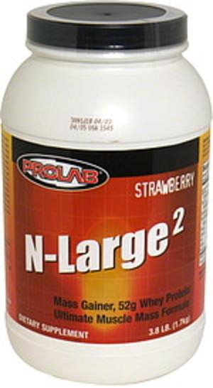 Prolab Strawberry Mass Gainer - 3.8 lb, Nutrition Information | Innit