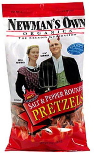 Newmans Own Organics Salt And Pepper Rounds Hot Pretzels 7 Oz Nutrition Information Innit