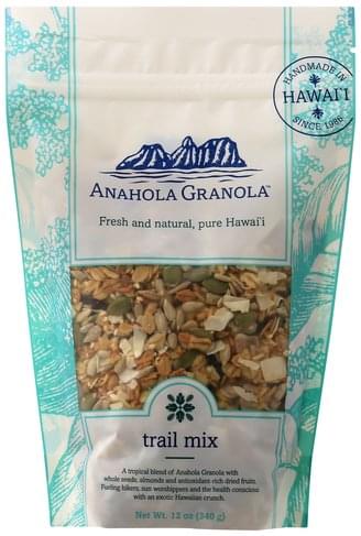 Anahola Granola Trail Mix Granola - 12 oz, Nutrition Information | Innit