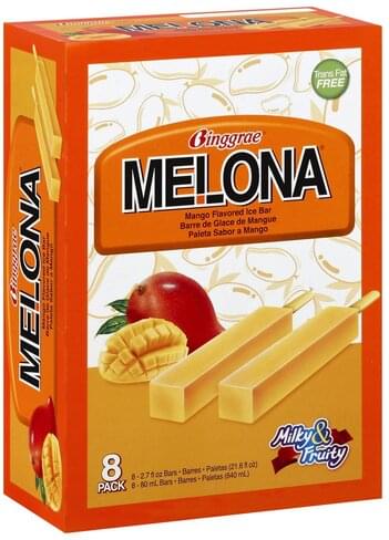 Binggrae Mango Flavored Ice Bar - 8 ea, Nutrition Information | Innit
